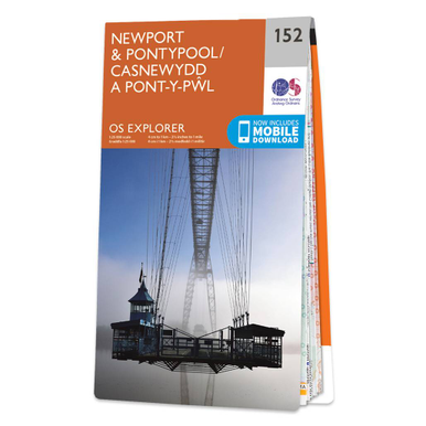 OS Map of Newport & Pontypool | Explorer 152 Map | Ordnance Survey Shop