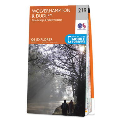 OS Map of Wolverhampton & Dudley | Explorer 219 Map | Ordnance Survey Shop
