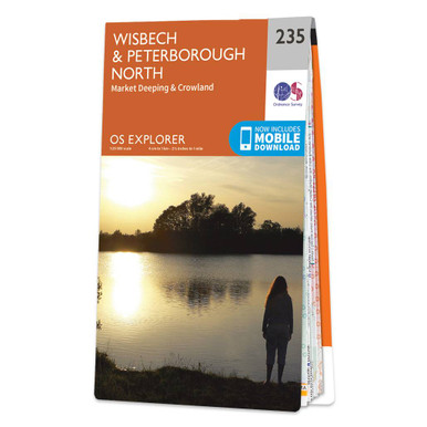 OS Map of Wisbech & Peterborough North | Explorer 235 Map | Ordnance ...