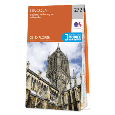 OS Map of Lincoln | Explorer 272 Map | Ordnance Survey Shop
