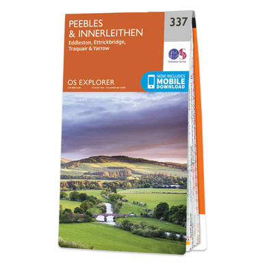 OS Map of Peebles & Innerleithen | Explorer 337 Map | Ordnance Survey Shop