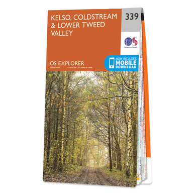 OS Map of Kelso, Coldstream & Lower Tweed Valley | Explorer 339 Map ...