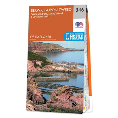 OS Map of Berwick-upon-Tweed | Explorer 346 Map | Ordnance Survey Shop