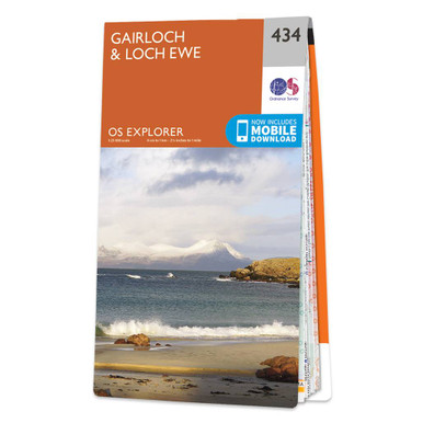 OS Map of Gairloch & Loch Ewe | Explorer 434 Map | Ordnance Survey Shop