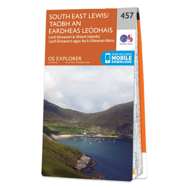 OS Map of South East Lewis | Explorer 457 Map | Ordnance Survey Shop