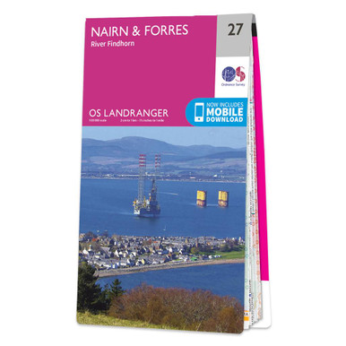 OS Map of Nairn & Forres | Landranger 27 Map | Ordnance Survey Shop
