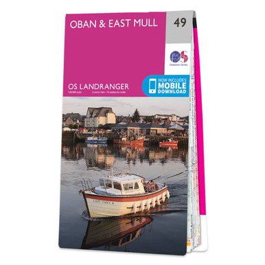 OS Map of Oban & East Mull | Landranger 49 Map | Ordnance Survey Shop