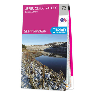 OS Map of Upper Clyde Valley | Landranger 72 Map | Ordnance Survey Shop