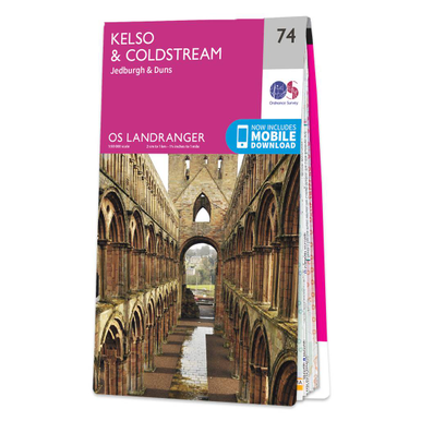 OS Map of Kelso & Coldstream | Landranger 74 Map | Ordnance Survey Shop
