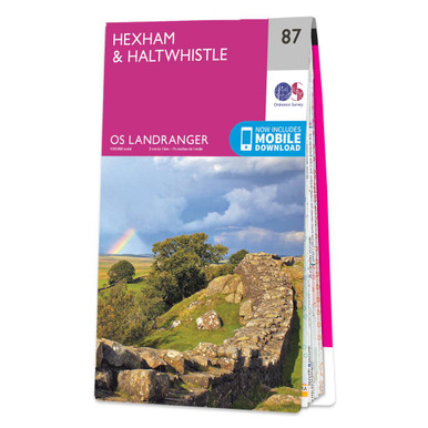 OS Map of Hexham & Haltwhistle | Landranger 87 Map | Ordnance Survey Shop