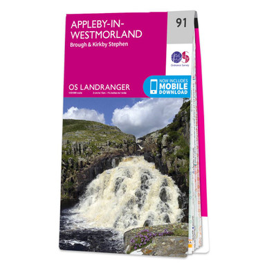 OS Map of Appleby-in-Westmorland | Landranger 91 Map | Ordnance Survey Shop