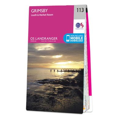 OS Map of Grimsby | Landranger 113 Map | Ordnance Survey Shop