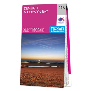 OS Map of Denbigh & Colwyn Bay | Landranger 116 Map | Ordnance Survey Shop
