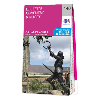 OS Map of Leicester | Landranger 140 Map | Ordnance Survey Shop
