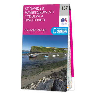 OS Map of St David's & Haverfordwest | Landranger 157 Map | Ordnance ...