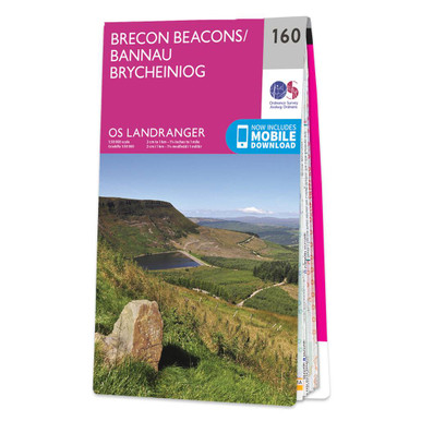 OS Map of Brecon Beacons | Landranger 160 Map | Ordnance Survey Shop