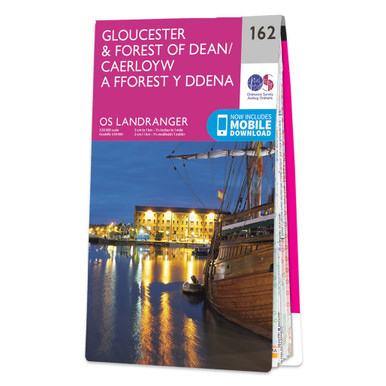 OS Map of Gloucester & Forest of Dean | Landranger 162 Map | Ordnance ...