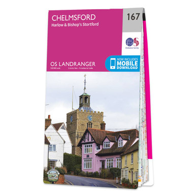 OS Map of Chelmsford | Landranger 167 Map | Ordnance Survey Shop