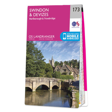 OS Map of Swindon & Devizes | Landranger 173 Map | Ordnance Survey Shop