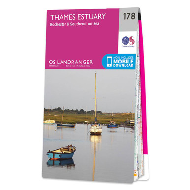 OS Map of Thames Estuary | Landranger 178 Map | Ordnance Survey Shop