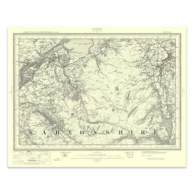 Bangor 1896-1904 | Ordnance Survey Shop