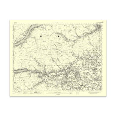 Historical Map of Crieff: 1896-1904 One Inch Second Edition for Scotland