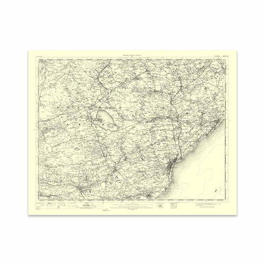 Historical Map of Kinross: 1896-1904 One Inch Second Edition for Scotland
