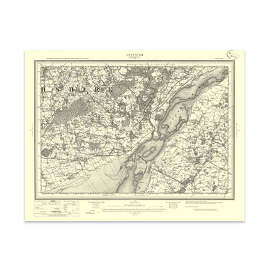 Historical Map of Chepstow: 1896-1904 Revised New Edition for England ...