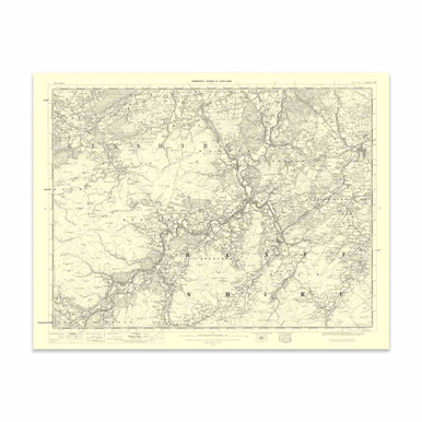 Historical Map of Rothes: 1896-1904 One Inch Second Edition for Scotland