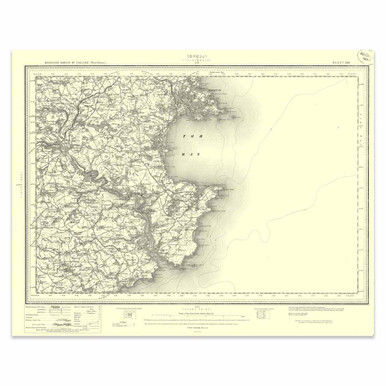 Historical Map of Torquay: 1896-1904 Revised New Edition for England ...