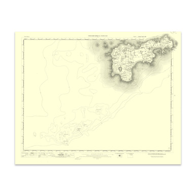 Historical Map of Tiree: 1896-1904 One Inch Second Edition for Scotland