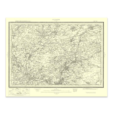 Historical Map of Clitheroe: 1896-1904 Revised New Edition for England ...
