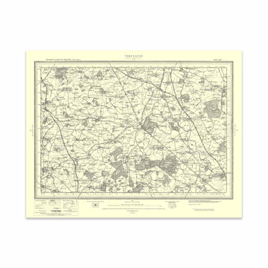 Historical Map of Towcester: 1896-1904 Revised New Edition for England ...
