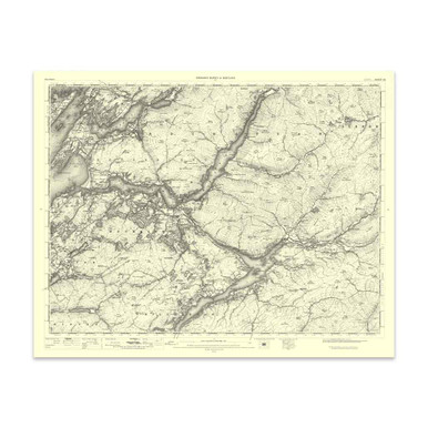 Historical Map of Oban: 1896-1904 One Inch Second Edition for Scotland