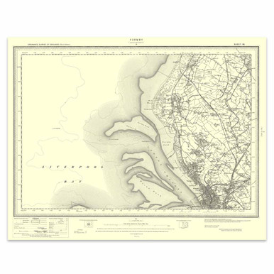 Historical Map of Formby: 1896-1904 Revised New Edition for England and ...