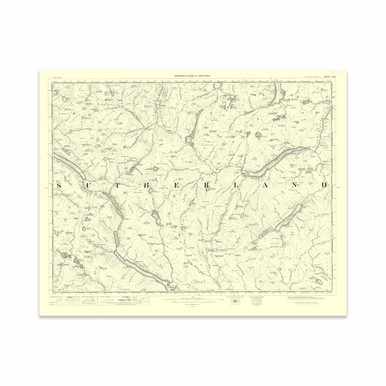 Historical Map of Altnaharra: 1896-1904 One Inch Second Edition for ...