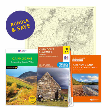 Cairngorms | OS Explorer & OS Landranger | Walking Guidebook | Old Map