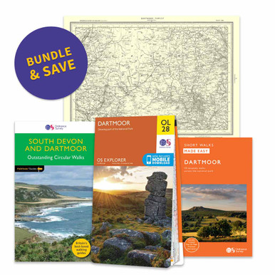 Darmoor | OS Explorer & OS Landranger | Walking Guidebook | Old Map