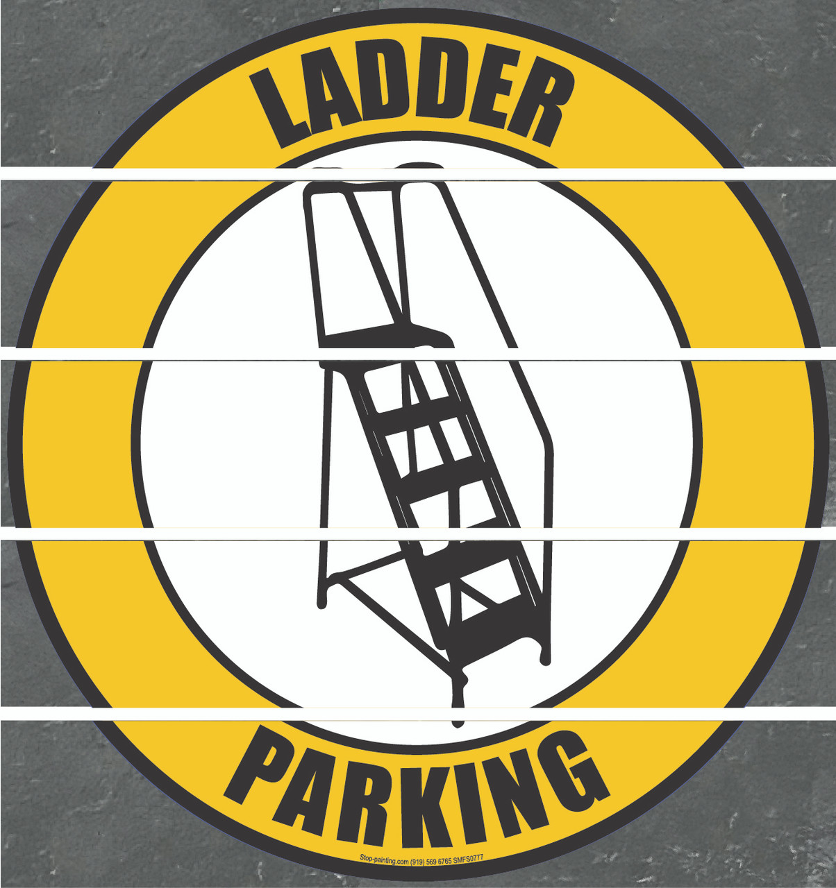 Ladder Parking Floor Sign | Stop-Painting.com