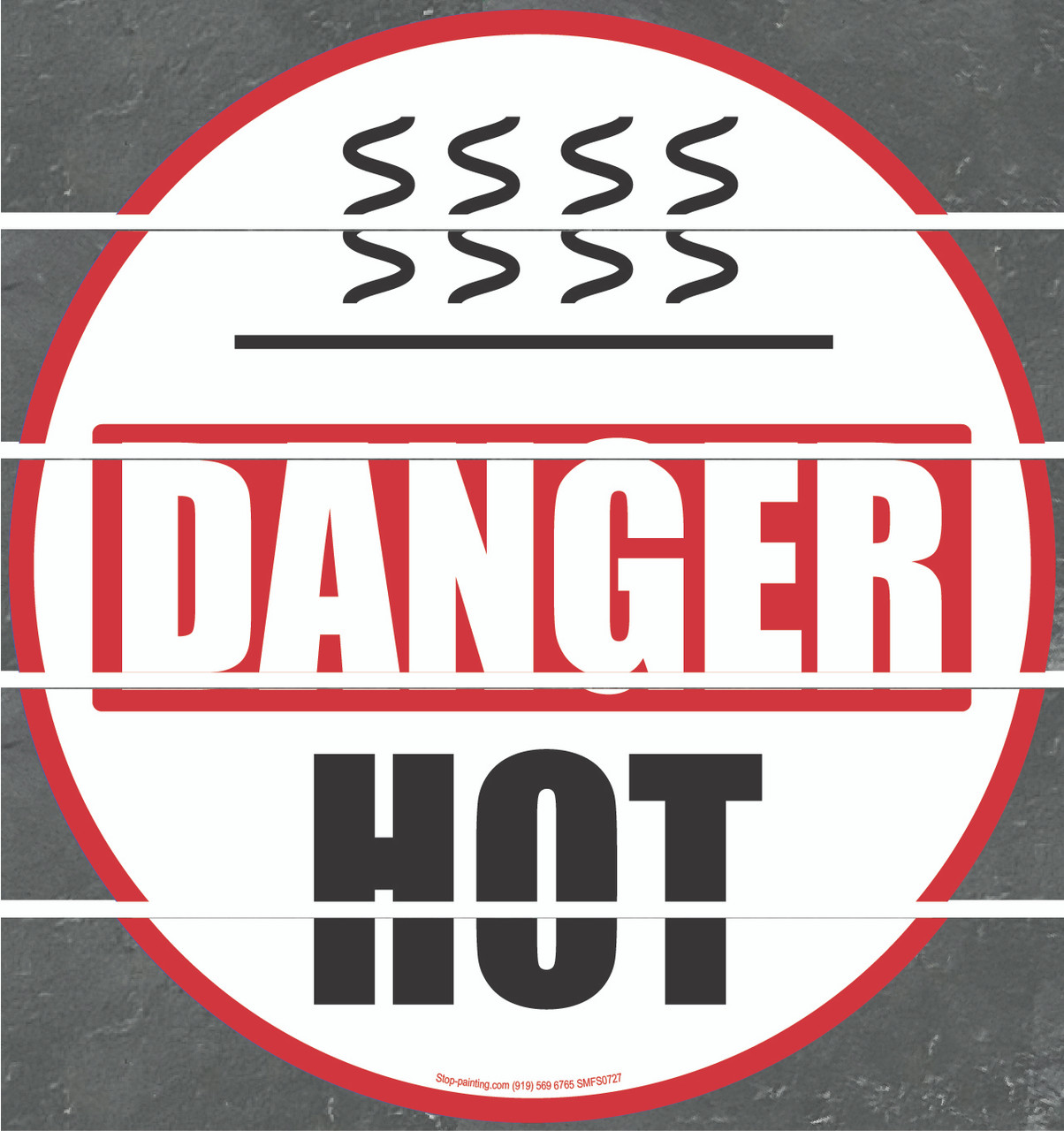 Danger Hot Floor Sign | Stop-Painting.com