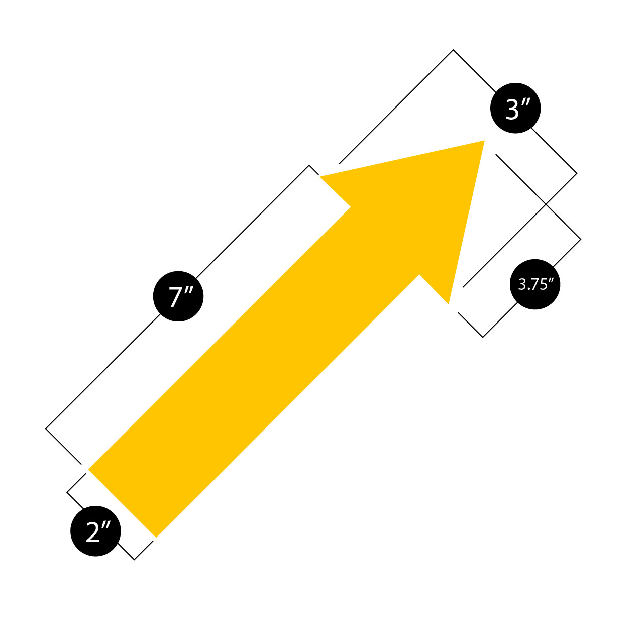 Superior Mark® Carpet Arrow | Stop-Painting.com