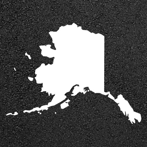 Alaska State Map Stencil | Stop-Painting.com