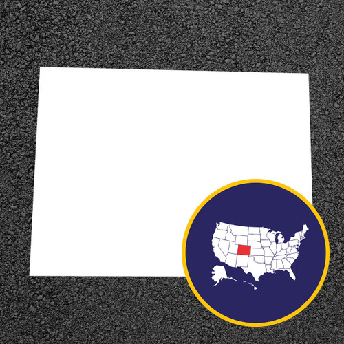 Colorado State Map Stencil | Stop-Painting.com