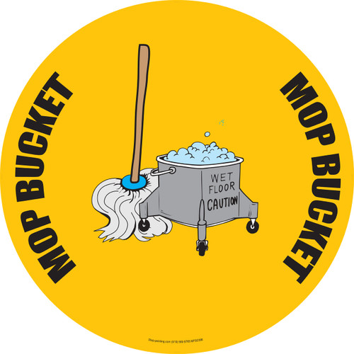 Mop Bucket Floor Sign | Stop-Painting.com