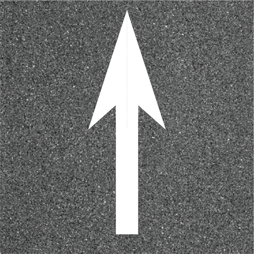 Standard Arrow Lane Marking (Pack of 2) | Stop-Painting.com