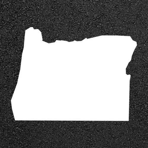 Oregon State Map Stencil | Stop-Painting.com