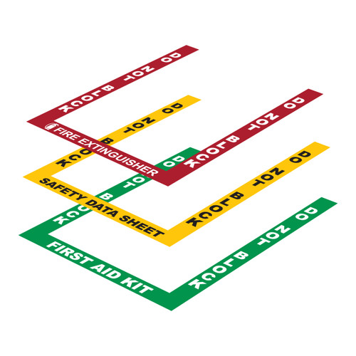 Superior Mark® 3-Sided Border Floor Marking Kit | Stop-Painting.com