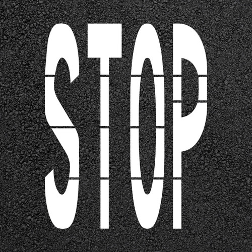 Walmart Stop Character Stencil | Stop-Painting.com