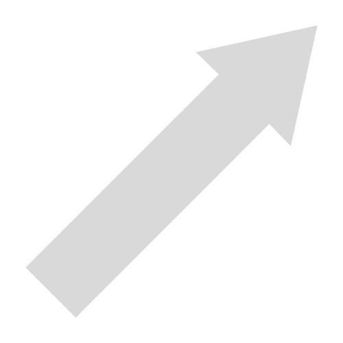 White Superior Mark® Arrow Floor Marker | Stop-Painting.com