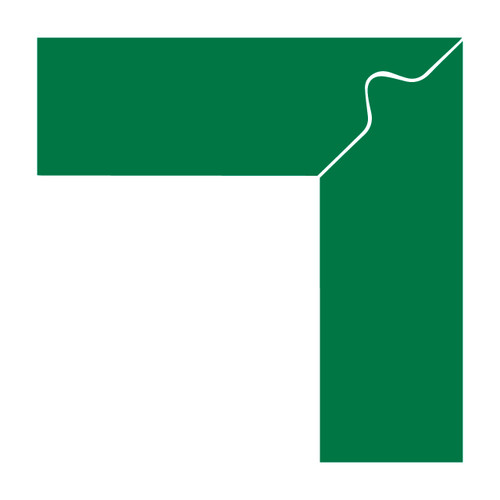 Green L Shape Floor Markers - Superior Mark®| Stop-Painting